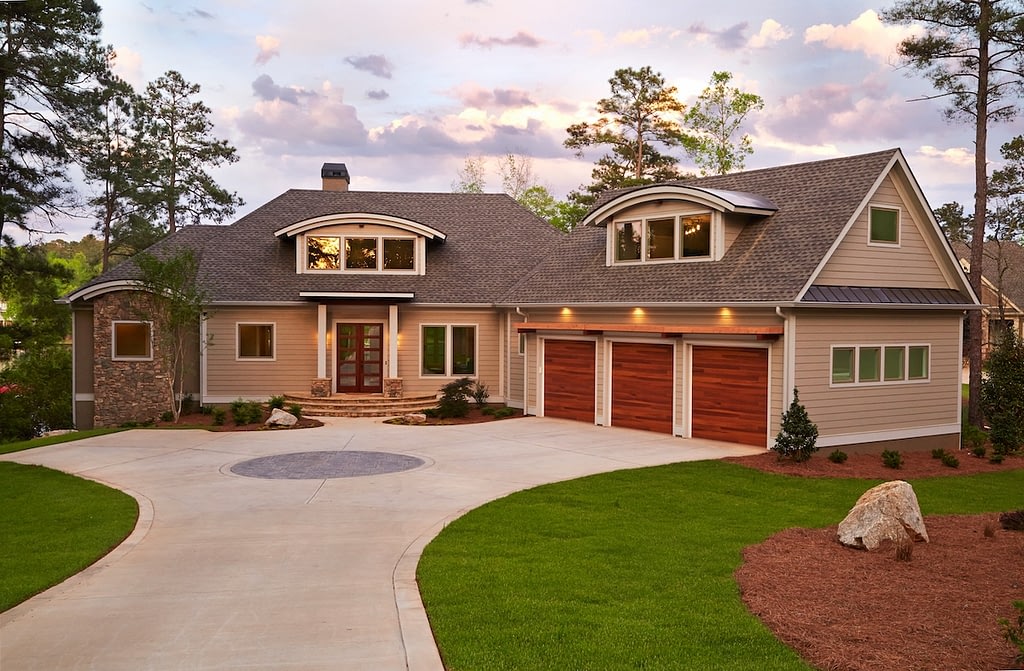 Wood Overlay Garage Doors: Pros, Cons, & Design Examples