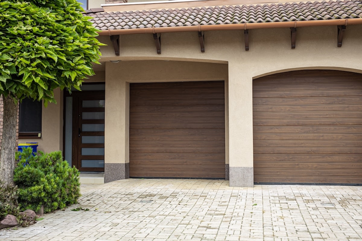Wood Overlay Garage Doors: Pros, Cons, & Design Examples